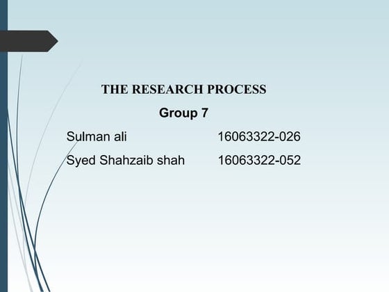 Research process | PPT