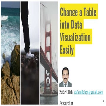 Research 11. change table into data visualization easily | PPTX