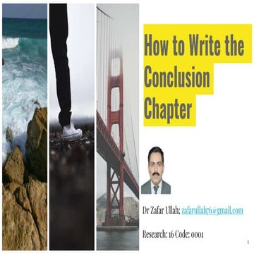 Research 16. how to write conclusion chapter | PPT