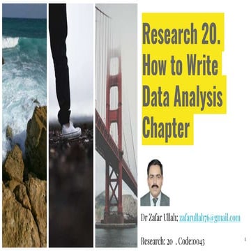 Research 20. code 43. how to write data analysis chapter | PPTX | Science