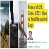 Research 28. code. 0051. How to find research gaps | PPTX