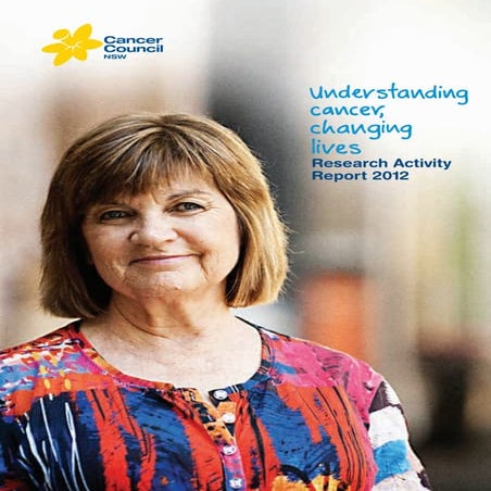 Cancer Research Activity Report 2012 By Cancer Council New South Wales ...