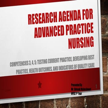 Research Agenda for Advanced Practice Nursing.pptx