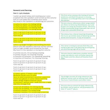 Research and Planning [Music Video] | PDF | Dance and Electronic Music ...