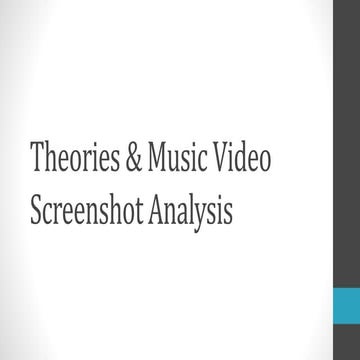 Music Video Analysis - Lana Del Rey | PPTX