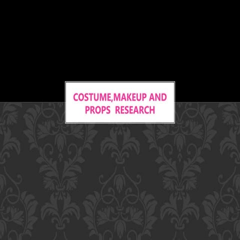Costume Design | PDF