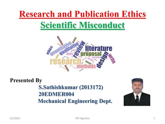Scientific misconduct | PPT