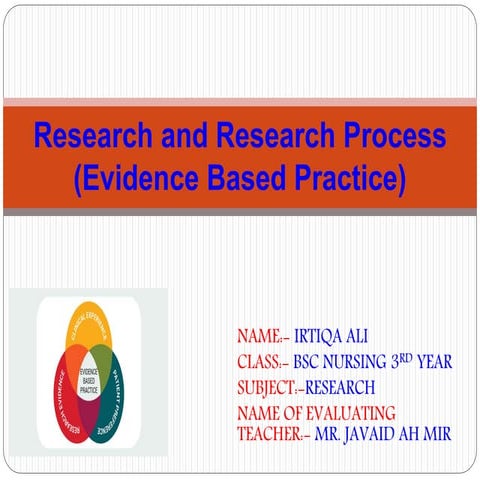 Research and research process | PPT