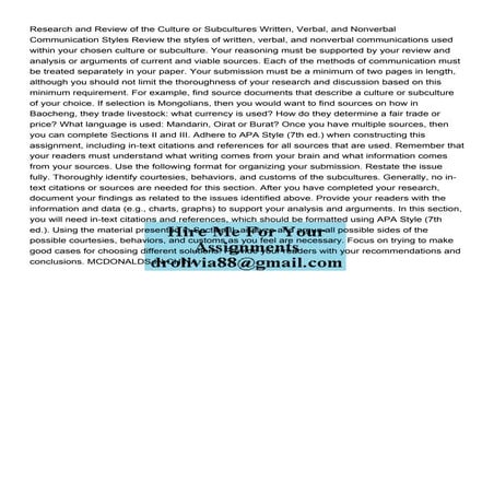 Research and Review of the Culture or Subcultures Written .pdf