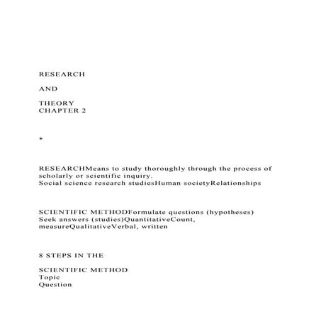 Research And Theorychapter 2resdocx 6617
