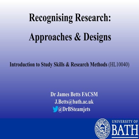 Research Approaches and Design recognising research .pptx