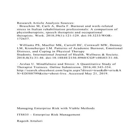 Research Article Analysis Sources· Bruschini M, Carli A, Burl.docx