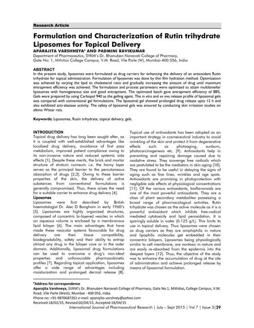 Topical preparations | PPT