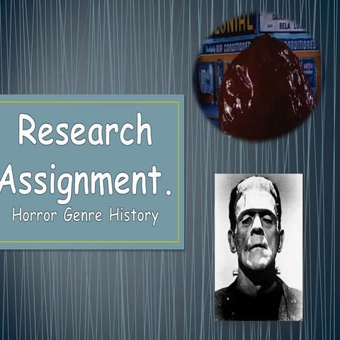 History of Horror | PPTX