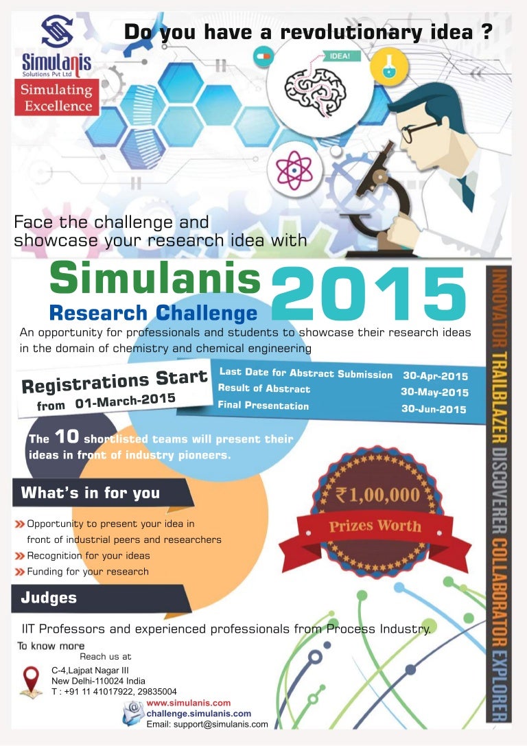 Research challenge flyer