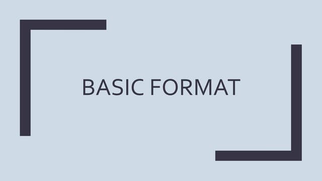 Parts of a research paper | PPTX