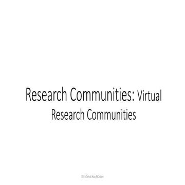 Research Communities.pptx