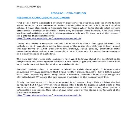 Audience Research - 4018 | DOCX