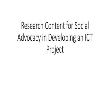 Research Content for Social Advocacy in Developing an.pptx