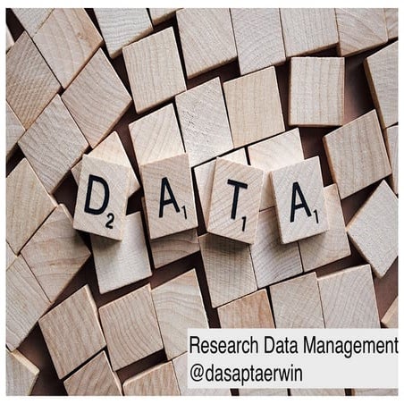 A light Introduction to Research Data Management | PPT