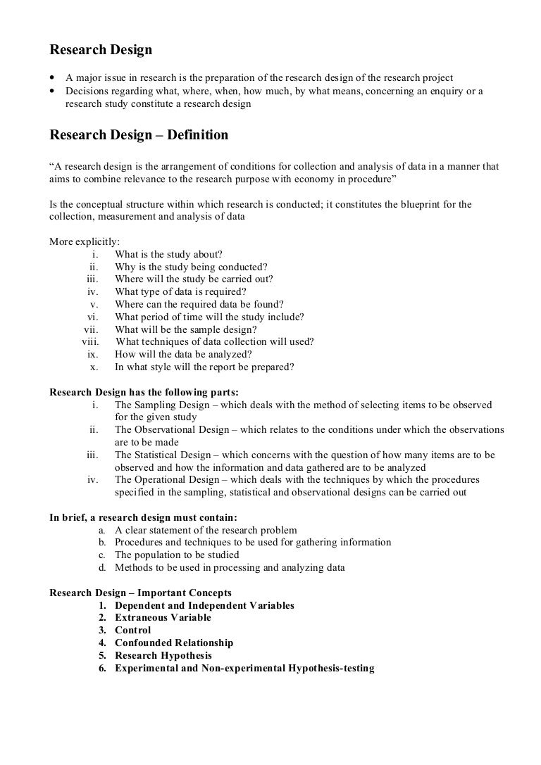 Research Design