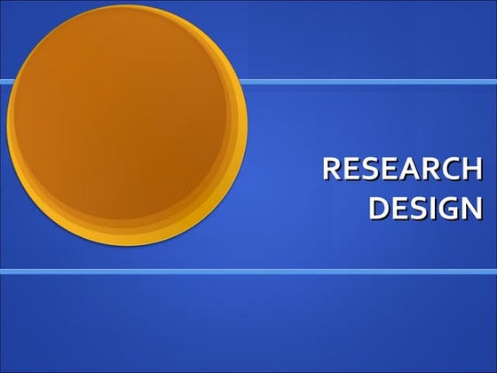 Research design | PPT