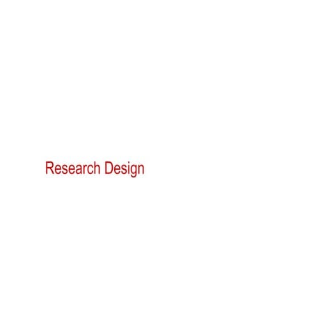 Research design | PPT