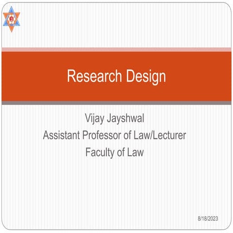 Research design and types of research design final ppt | PPT
