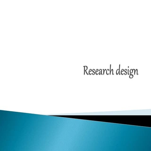 Research design power point presentation | PPTX