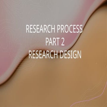 researxcg process and research design part 2 | PPT