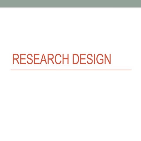 Research design and types of research design final ppt | PPT