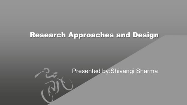 Types of research designs | PPTX