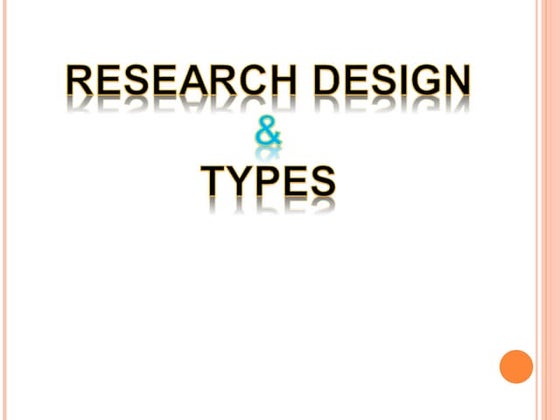 Research design and types of research design final ppt | PPT