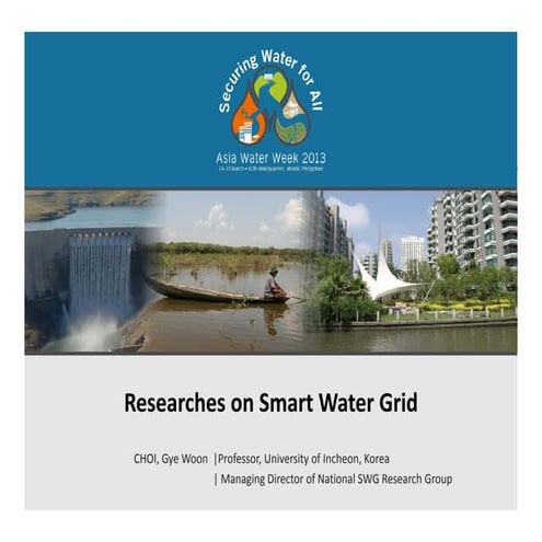 Researchers on Smart Water Grid | PDF