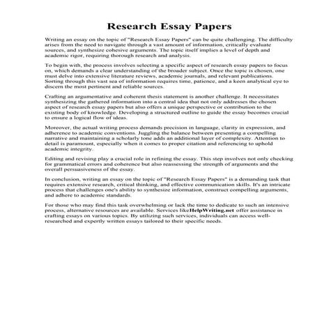 Factual Essay Example Pdf