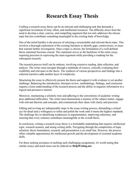 Topics For Research Essays.pdf