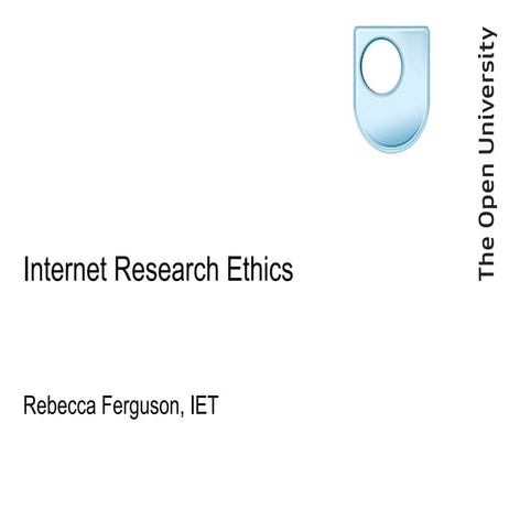 Internet research ethics | PPT
