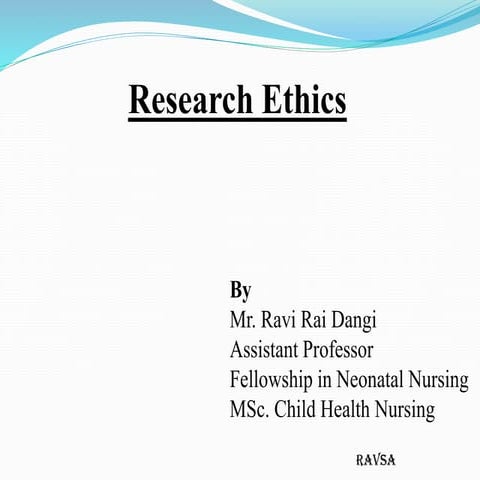 Research ethics | PDF