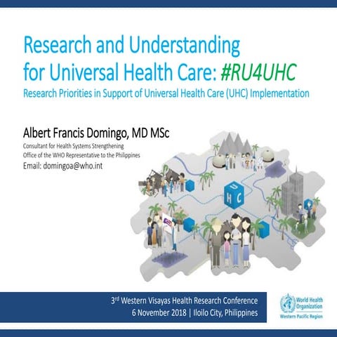 Research and Understanding for Universal Health Care - #RU4UHC | PPTX