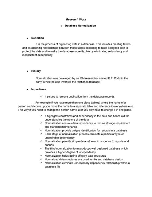 Database Normalization First Second And Third Normal Forms With An Example Ppt