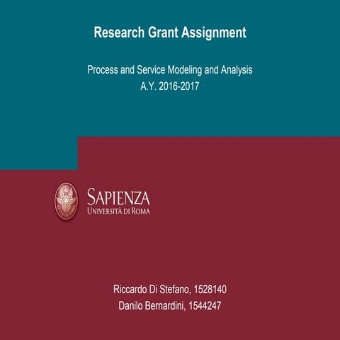 Research grant presentation | PPT