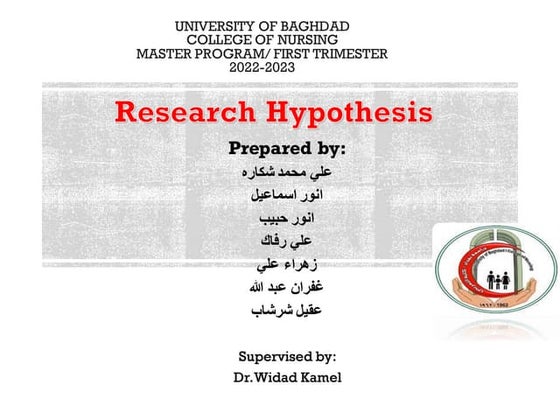 PRESENTATION ON Assumptions.pptx | Science