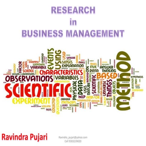 Research in business management an introduction. | PPTX