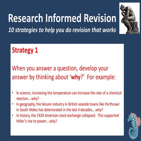 Research informed revision | PPTX | Education