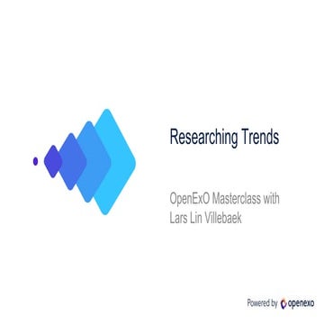 Researching Trends -Masterclass with Lars Lin | PPTX