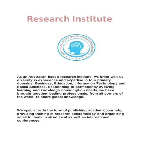Research institute | PDF