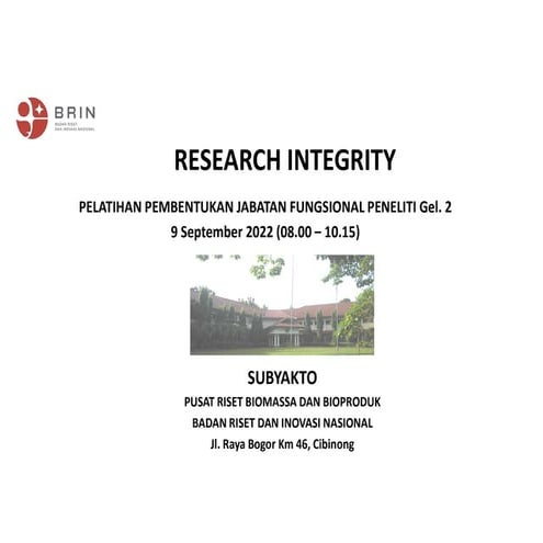 RESEARCH INTEGRITY | PDF