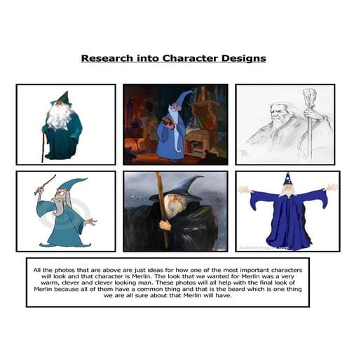 Research into Characters-Merlin | DOC