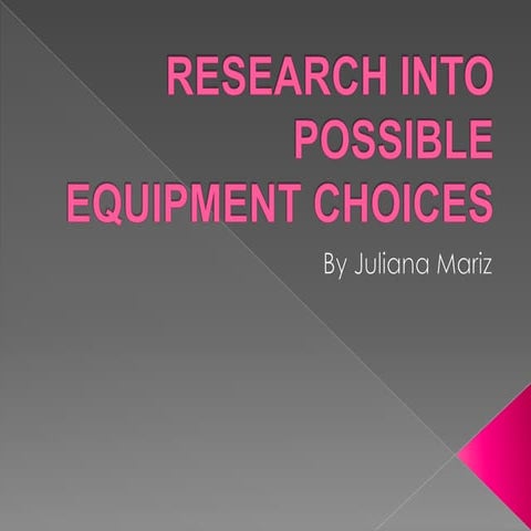 Equipment list pdf | PDF