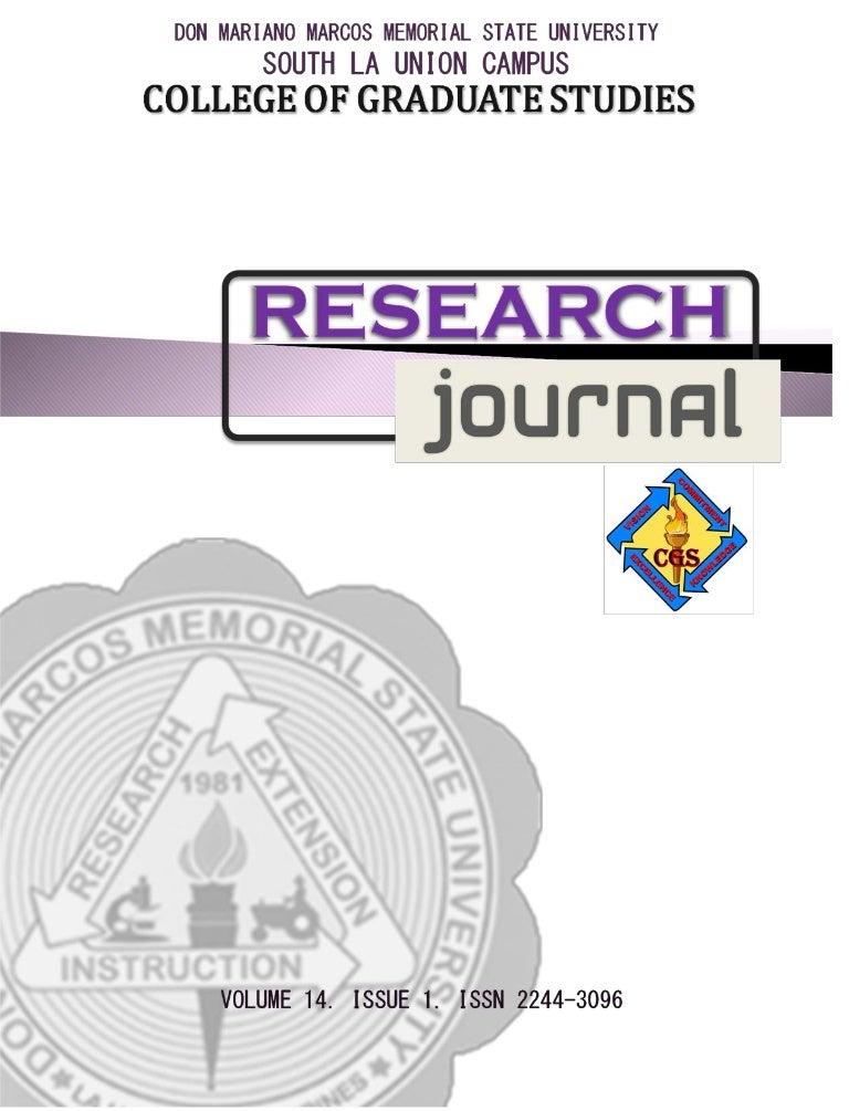 Research journal 2013 2014
